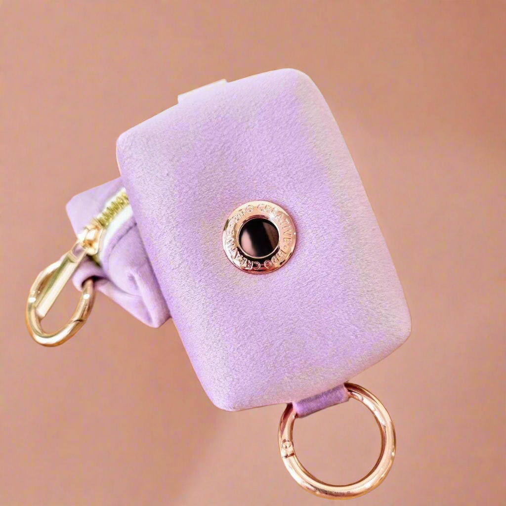 Light Purple dog poop bag holder – Fido Creative